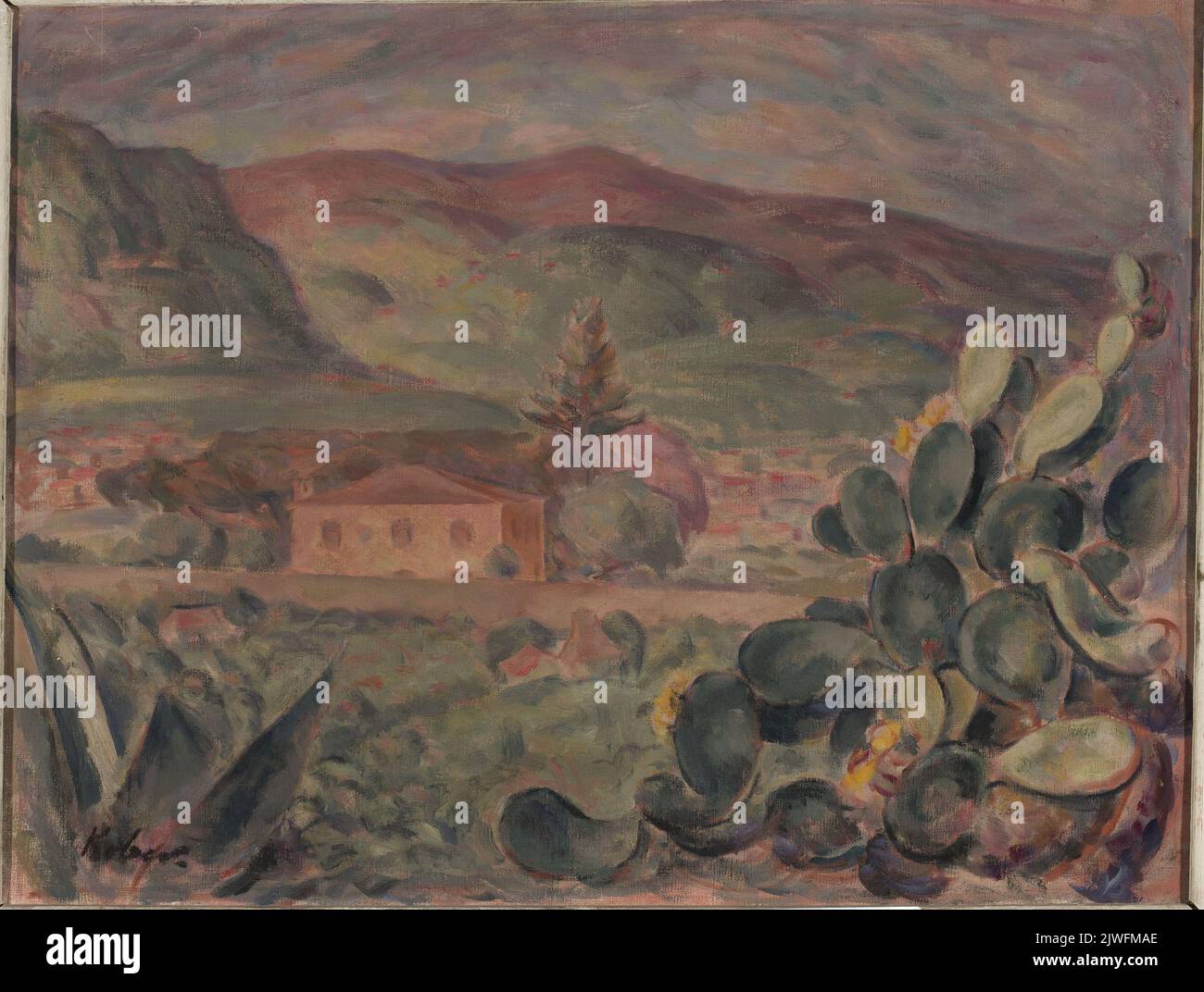 Landscape from the south of France. Kober, Leo (1876-1931), painter ...