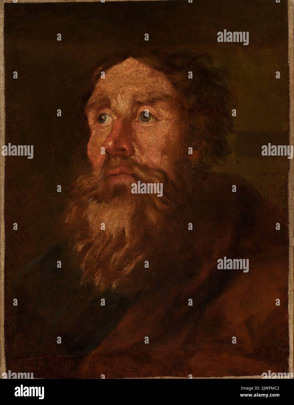 Portrait of a bearded old man. unknown, painter Stock Photo - Alamy