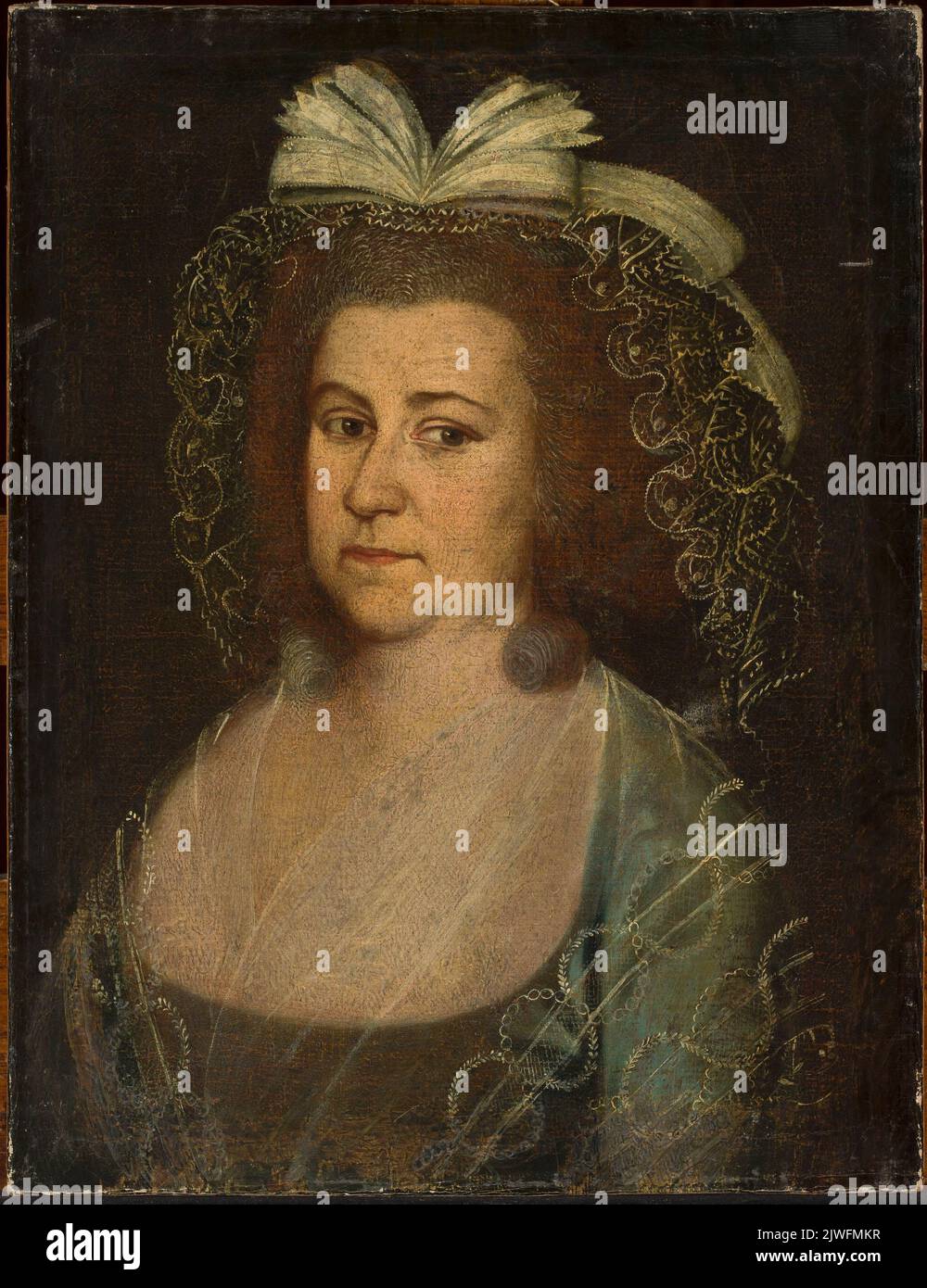 Portrait of Marie Catherine de Vernesson. Malarz francuski XVII w ...