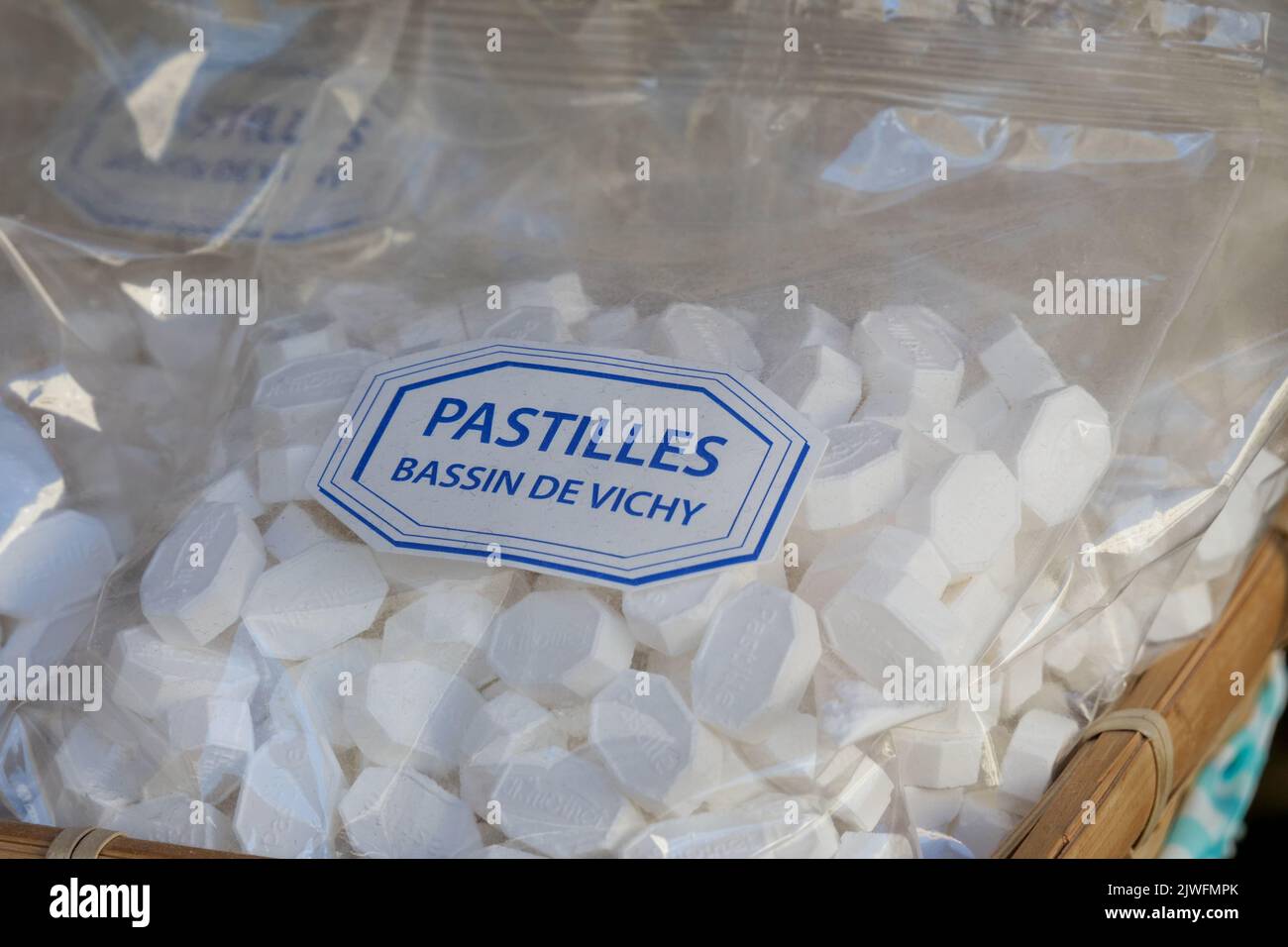 Vichy pastilles, Confiserie Moinet candy store, Vichy, Allier, AURA ...
