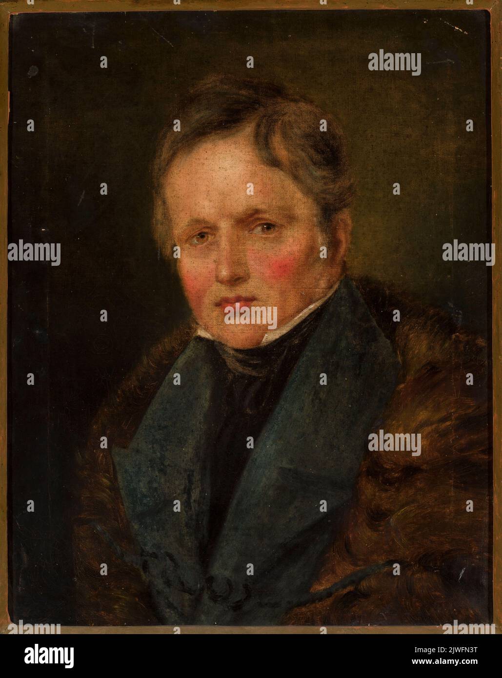 Portrait of Krylov. nieznany malarz rosyjski, painter Stock Photo - Alamy