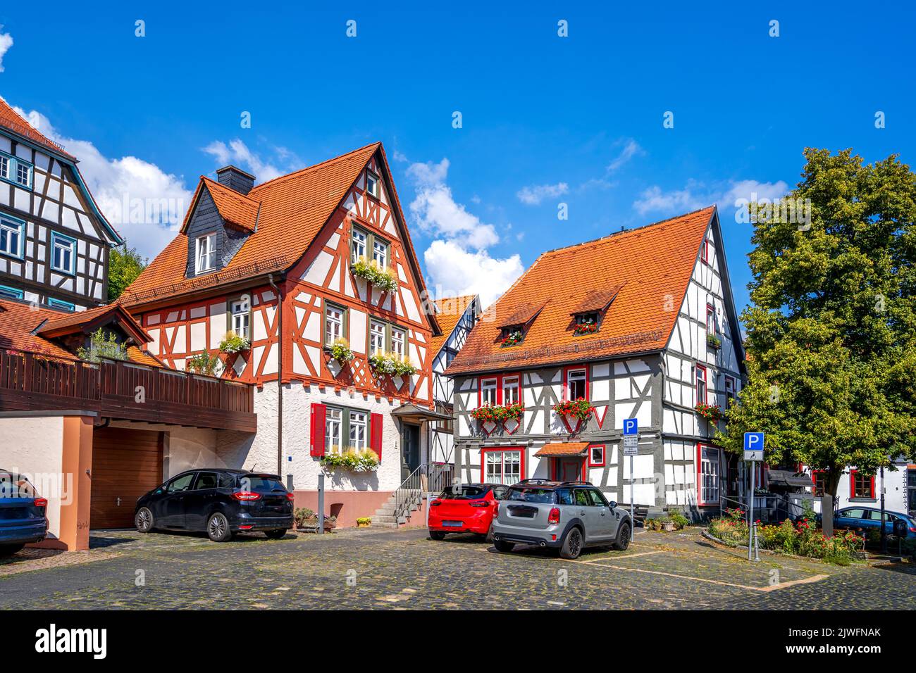 Historical city of Kronberg im Taunus, Germany Stock Photo - Alamy