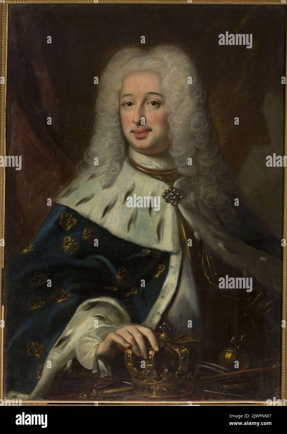 Portrait of Frederick I (1676–1751), king of Sweden in 1720–1751 ...
