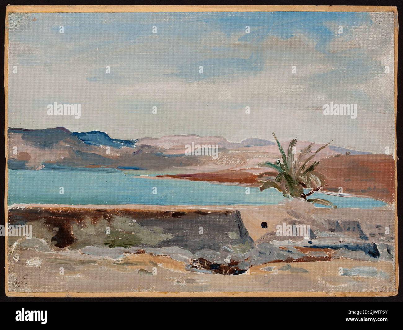 Capernaum on the Sea of Galilee. From the journey to Palestine ...