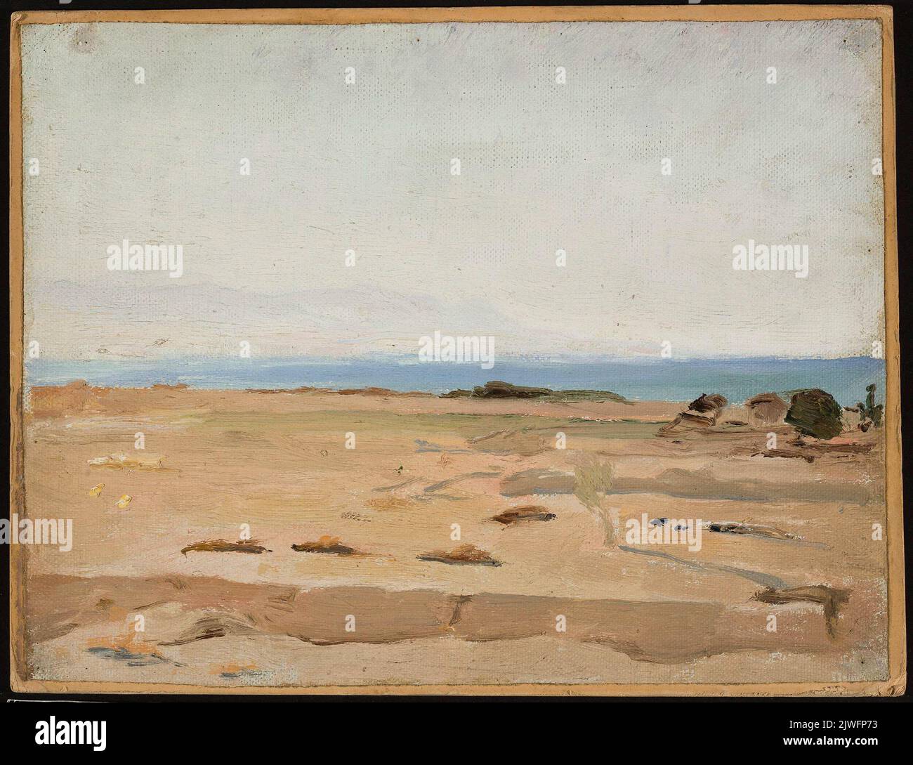 Gulf o Corinth. From the journey to Greece. Ciągliński, Jan (1858-1913 ...