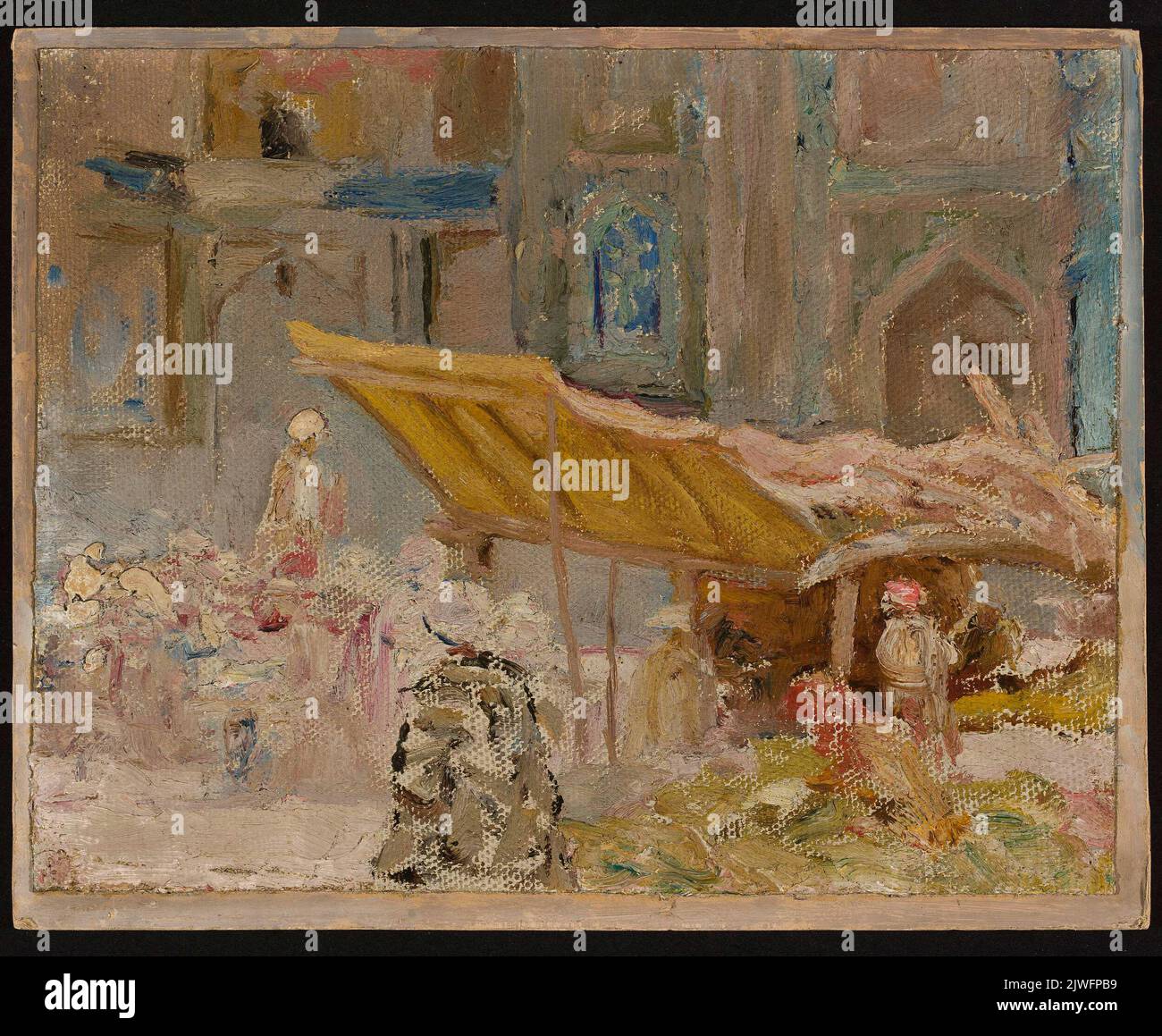 Samarkand – fruit market. From the journey to Turkestan. Ciągliński ...