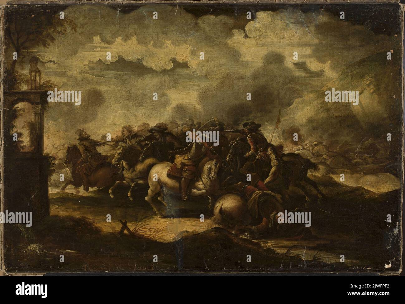 Battle. Rugendas, Georg Philip (1666-1742), painter Stock Photo - Alamy