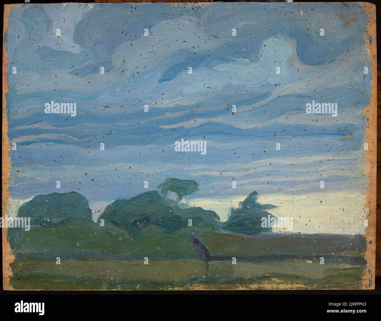 Landscape. Rembowski, Jan (1879-1923), painter Stock Photo - Alamy