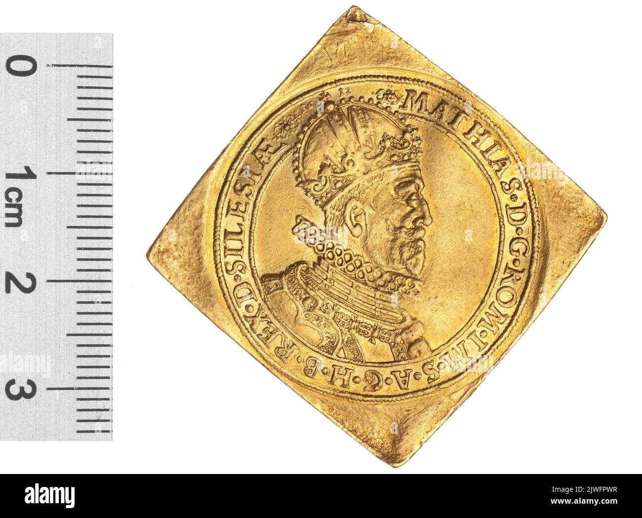 5 ducats klippe. Maciej II Habsburg (cesarz rzymsko-niemiecki ; 1557 ...