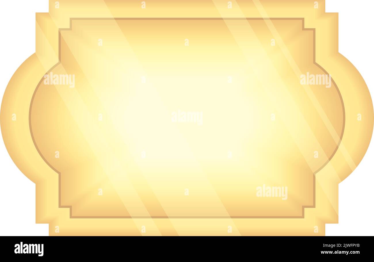 gold label template Stock Vector Image & Art - Alamy