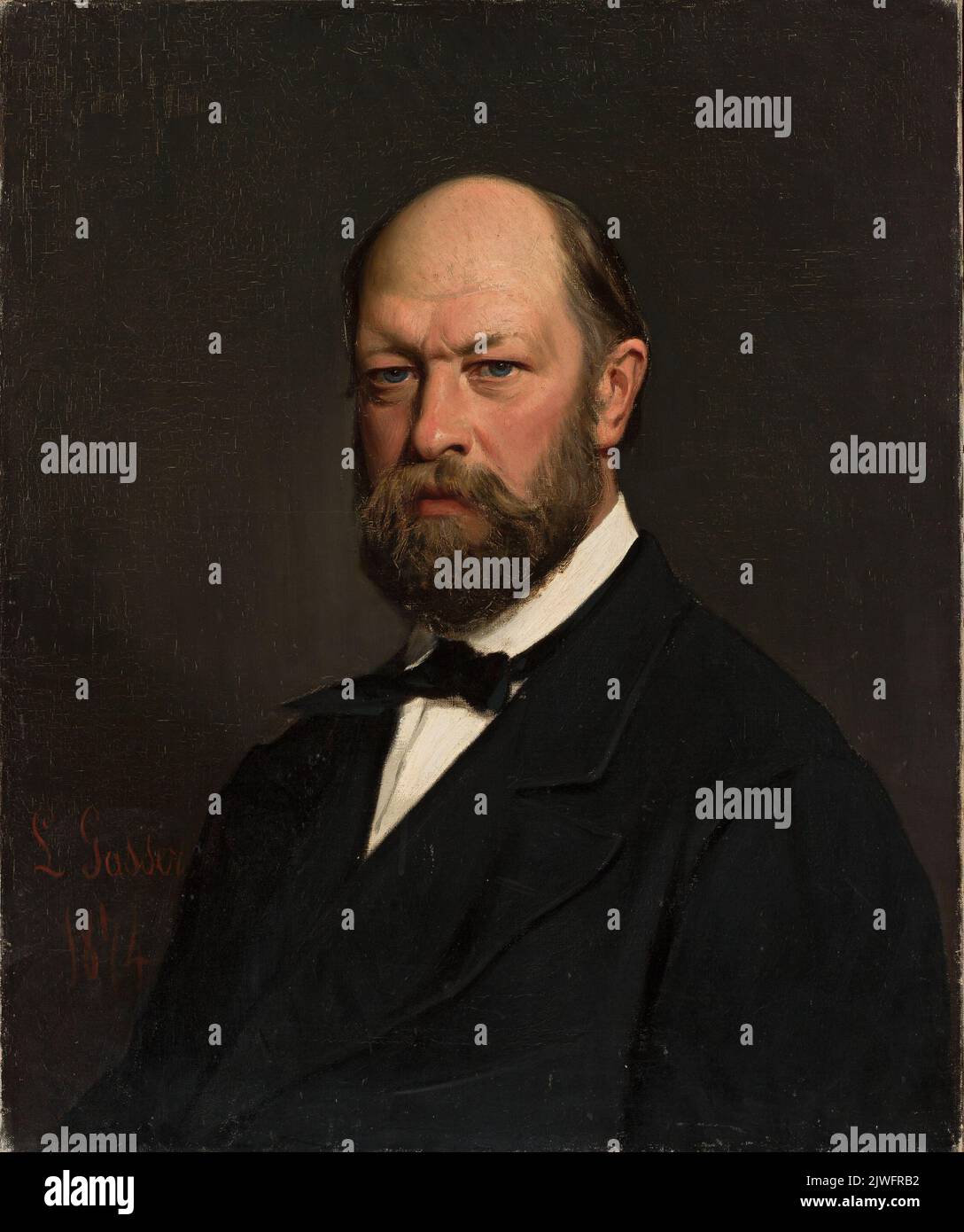 Portrait o f Aleksander Branicki. Gasser, Leonardo (1831-?), painter ...