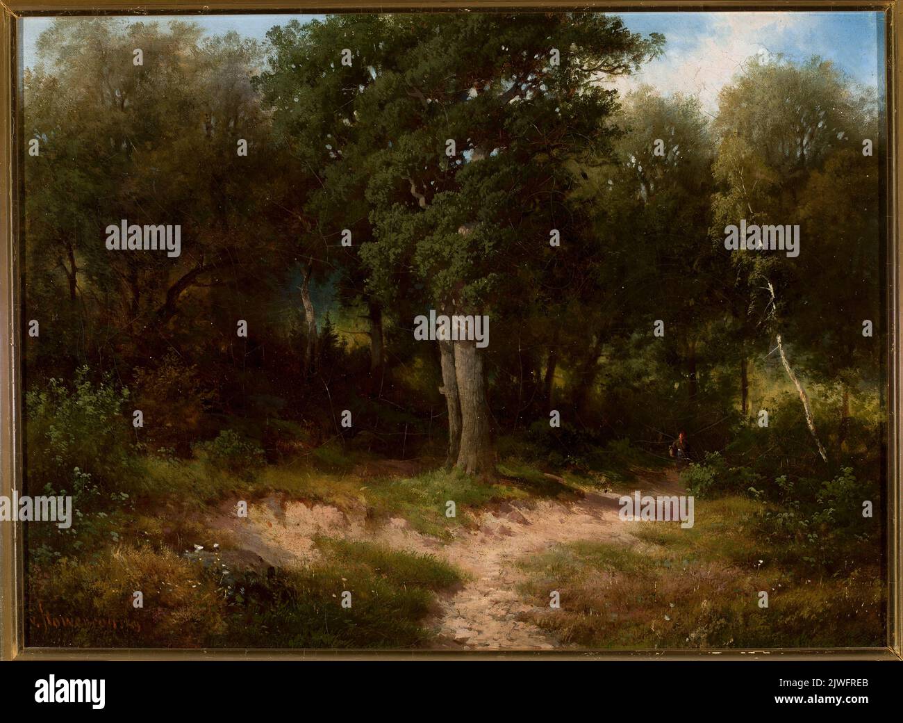 Landscape from Oborniki Śląskie. Stowerroffsky, Ernst Friedrich von ...