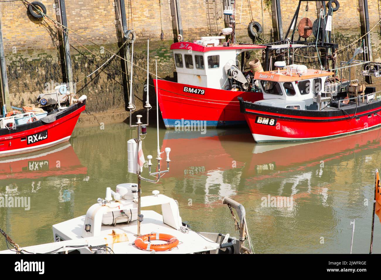 Whitstable, Kent, harbour and beach Stock Photo - Alamy