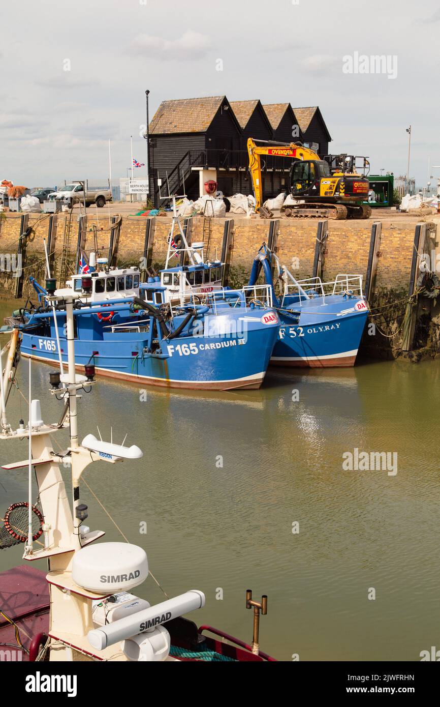 Whitstable, Kent, harbour and beach Stock Photo - Alamy