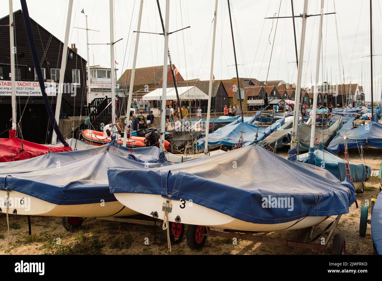 Whitstable, Kent, harbour and beach Stock Photo - Alamy