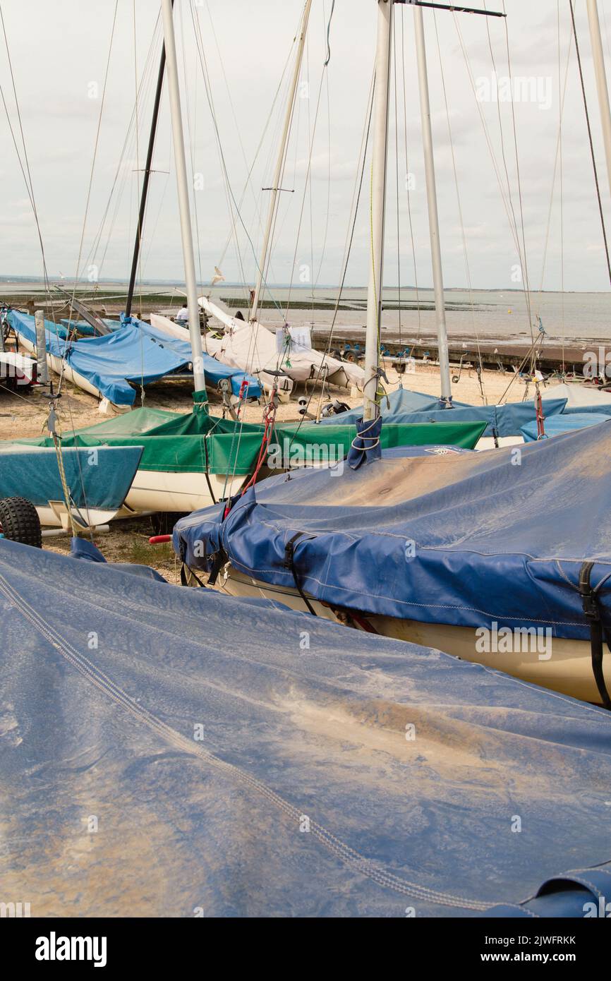 Whitstable, Kent, harbour and beach Stock Photo - Alamy