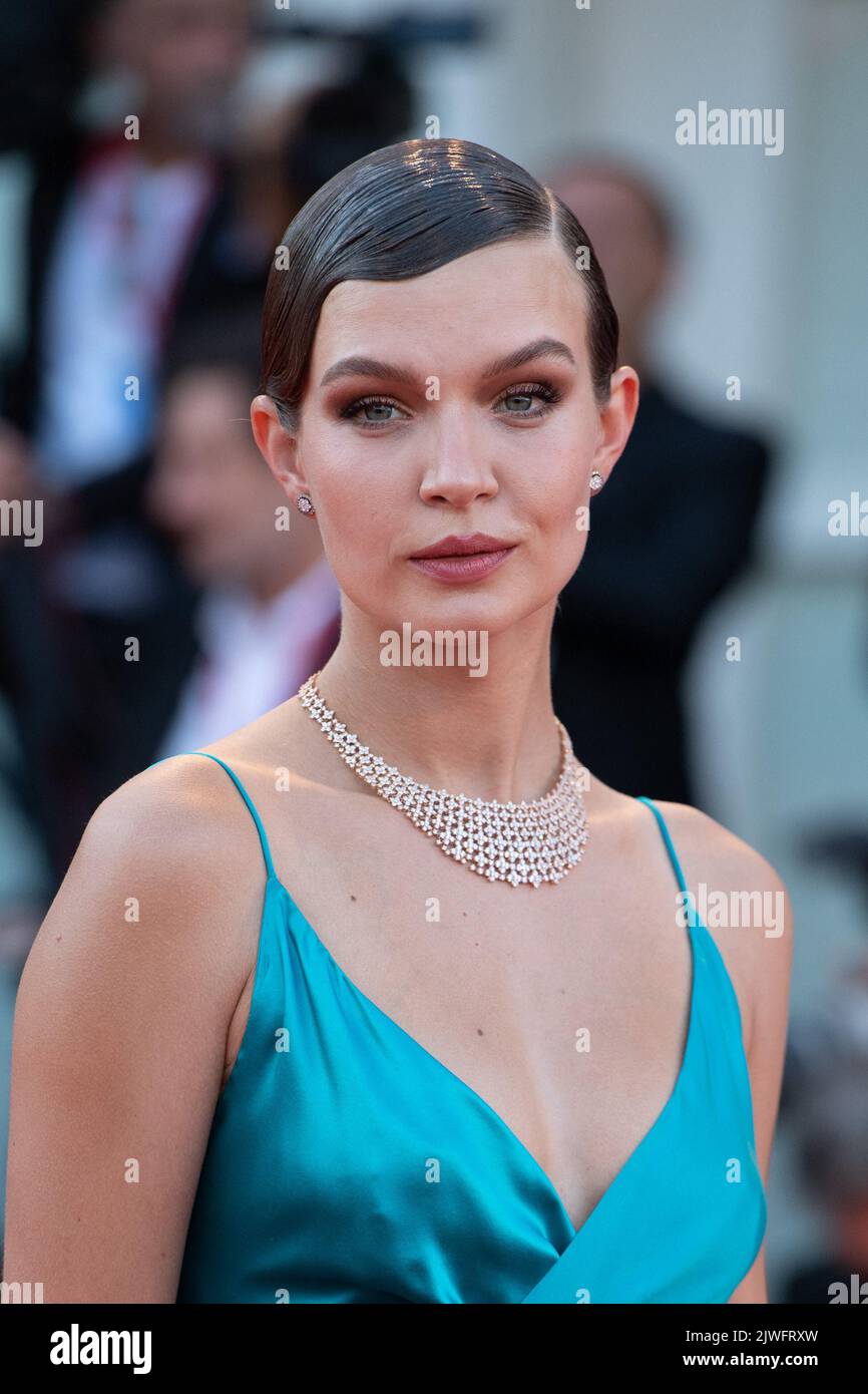 Josephine Skriver attending the Don't Worry Darling Premiere during the ...