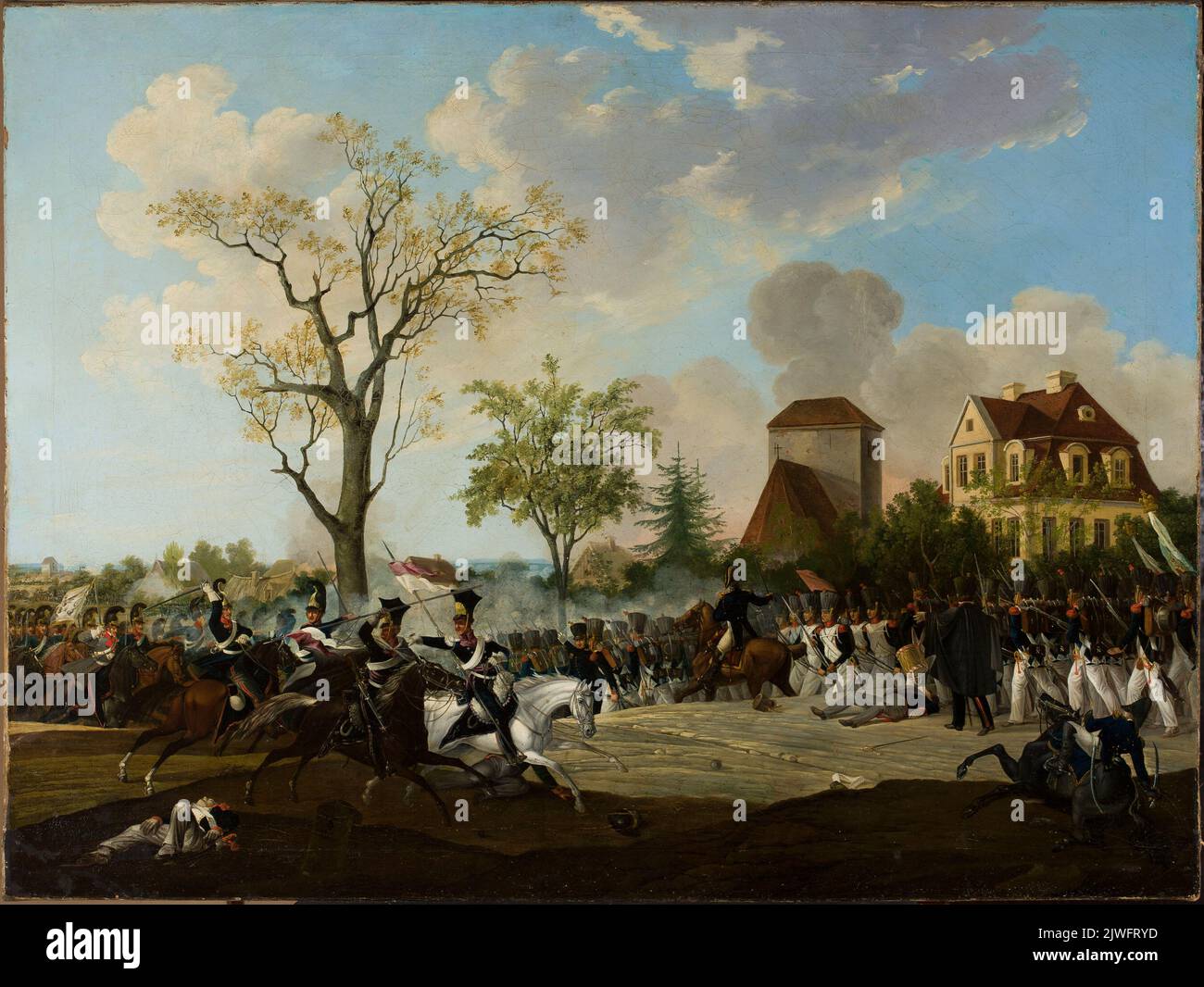 A battle scene. unknown, painter Stock Photo - Alamy