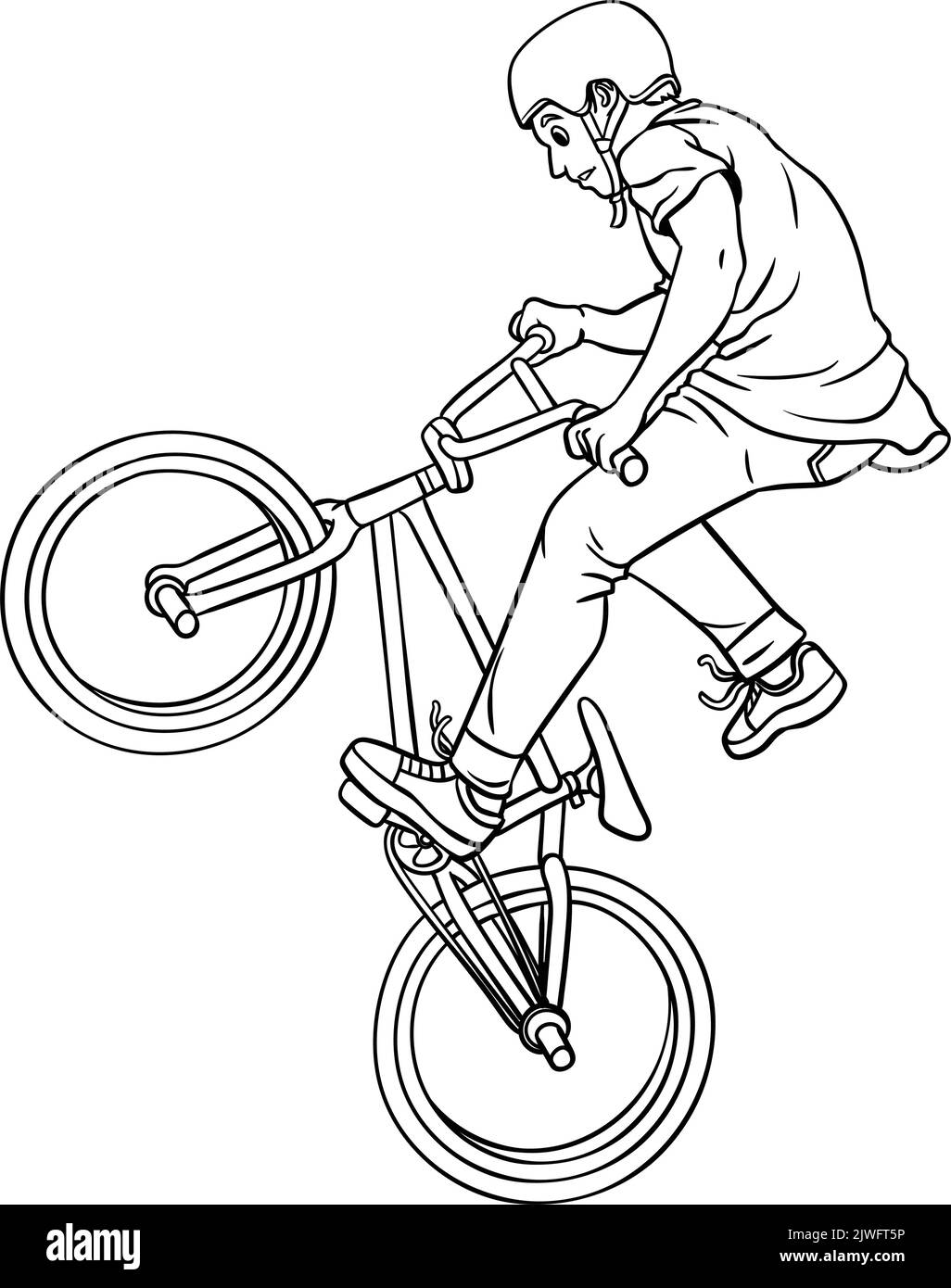 Bmx Printable Coloring Pages