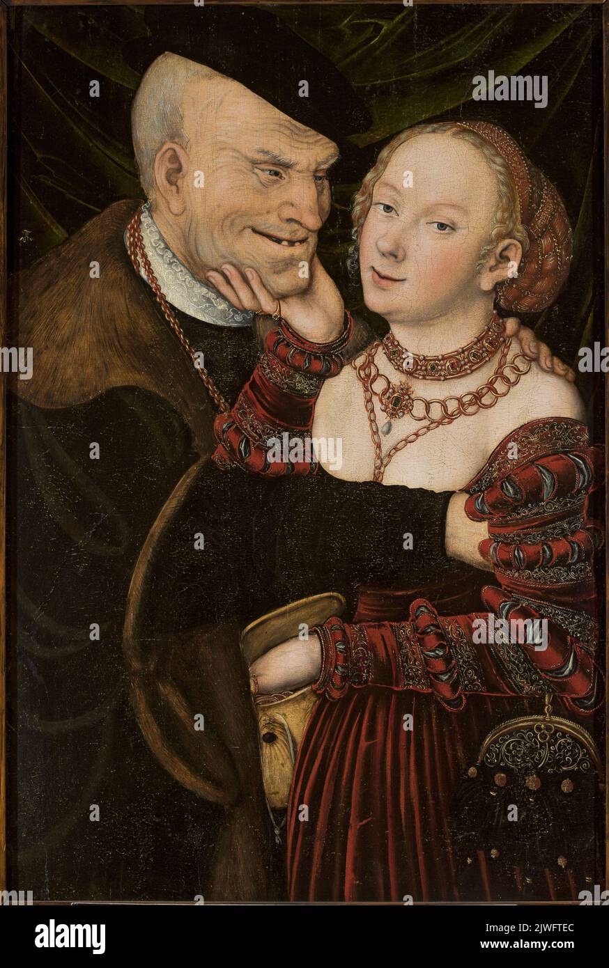 Ill matched. Cranach, Lucas (1472-1553 ; st.), painter Stock Photo - Alamy