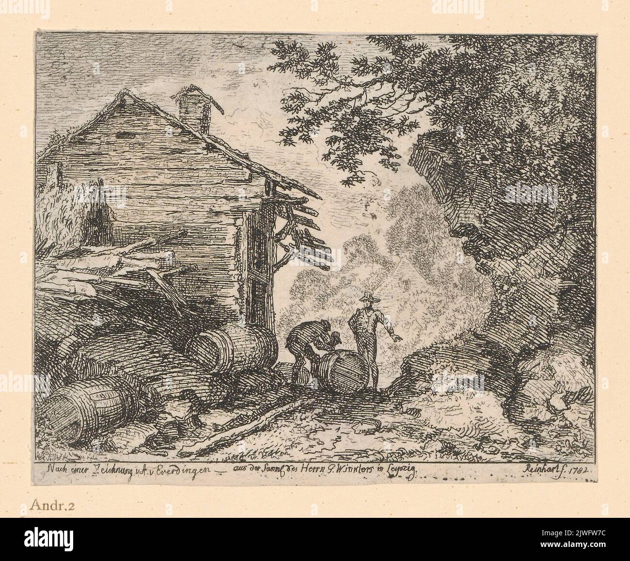 Artist johann christian reinhart hi-res stock photography and images ...