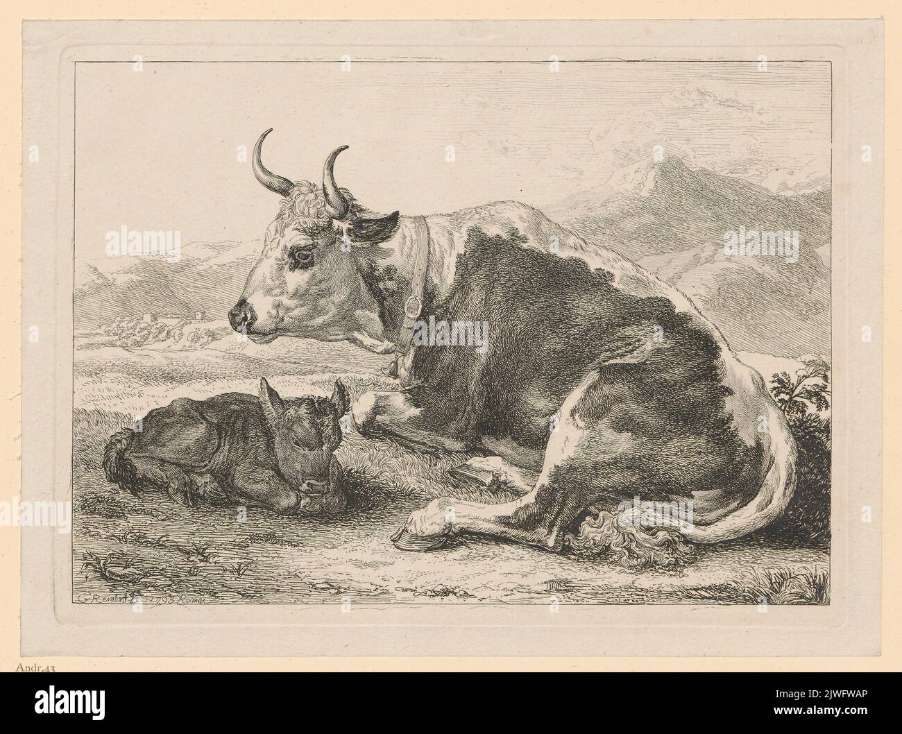 Artist johann christian reinhart hi-res stock photography and images ...