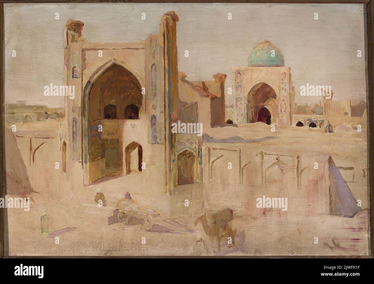 Kalan Mosque in Bukhara. From the journey to Turkestan. Ciągliński, Jan ...