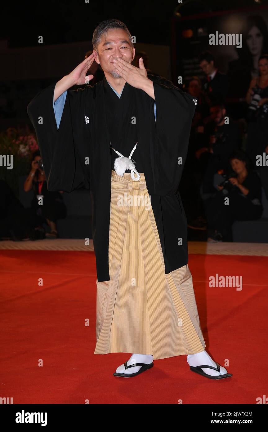 September 5, 2022, VENICE, ITALY: Japanese actor Atom Sunada, arrives ...