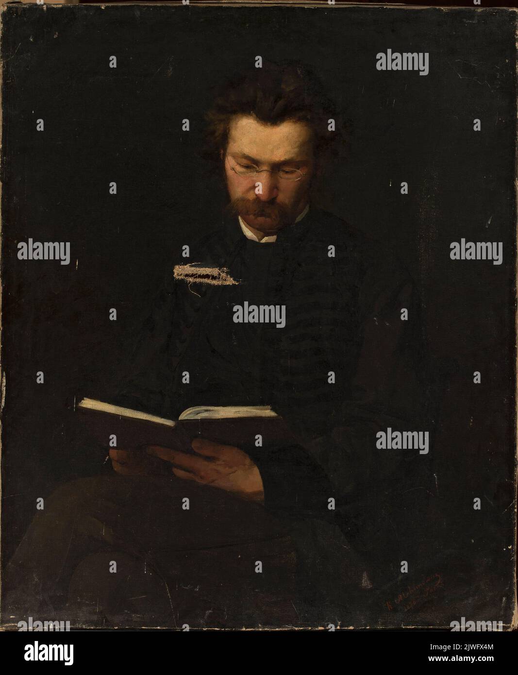 Portrait of Władysław Ciesielski (1845–1901), painter. Alchimowicz ...