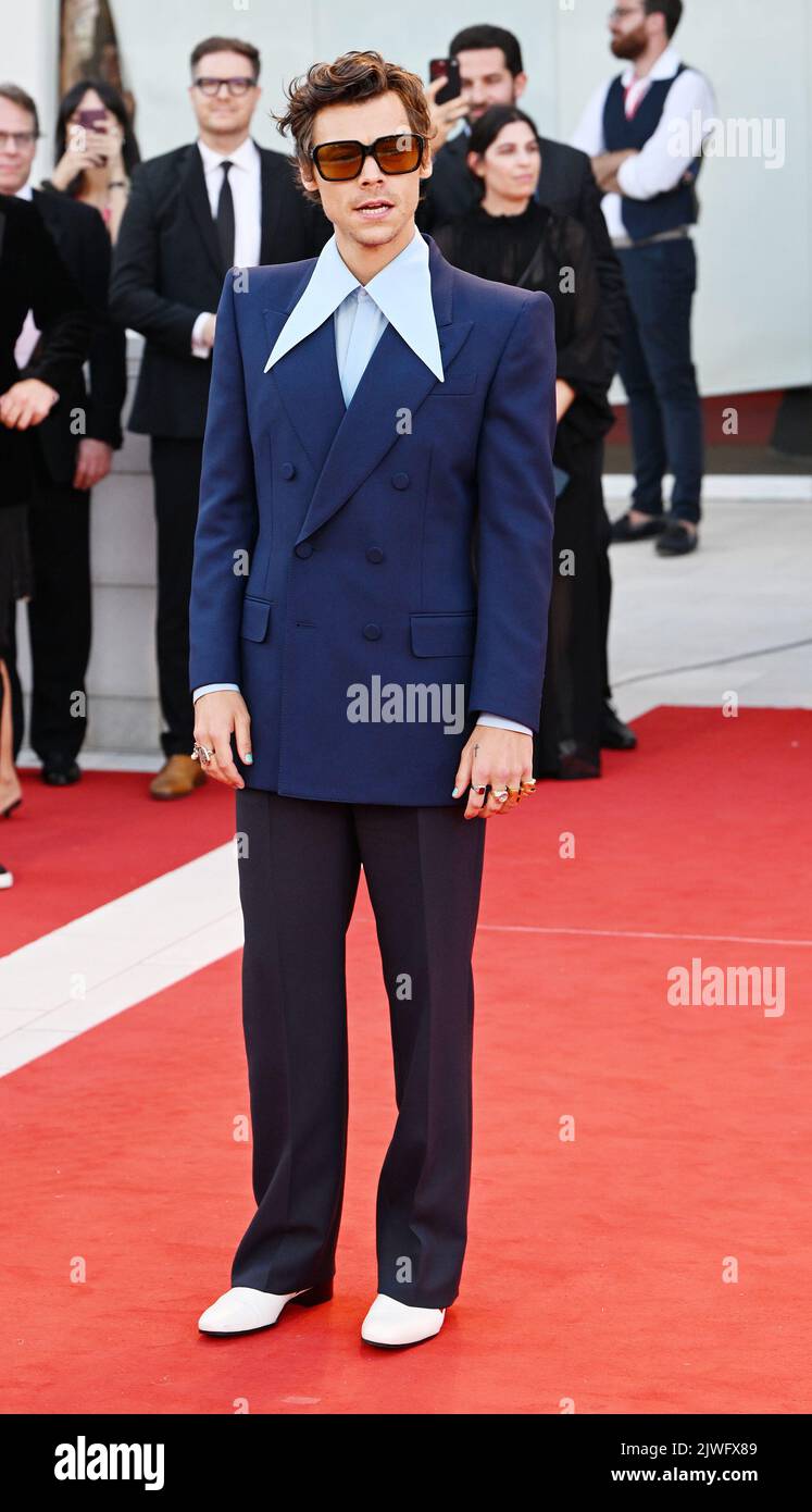 Venice, Italy. 05th Sep, 2022. British actor/ singer Harry Styles ...