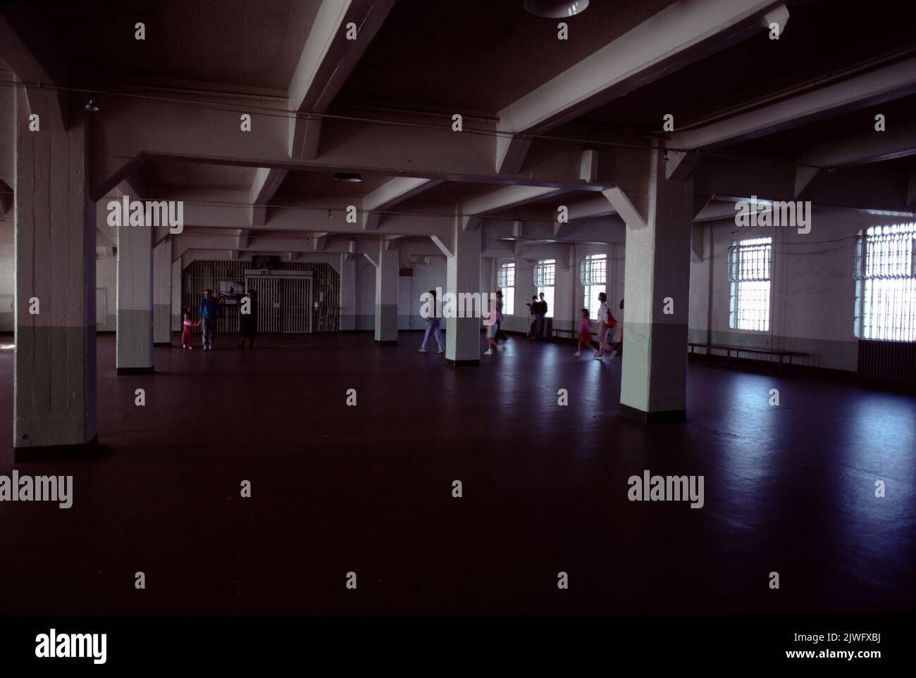 Alcatraz National Park, USA 6/1985. Alcatraz Island: a small island in ...
