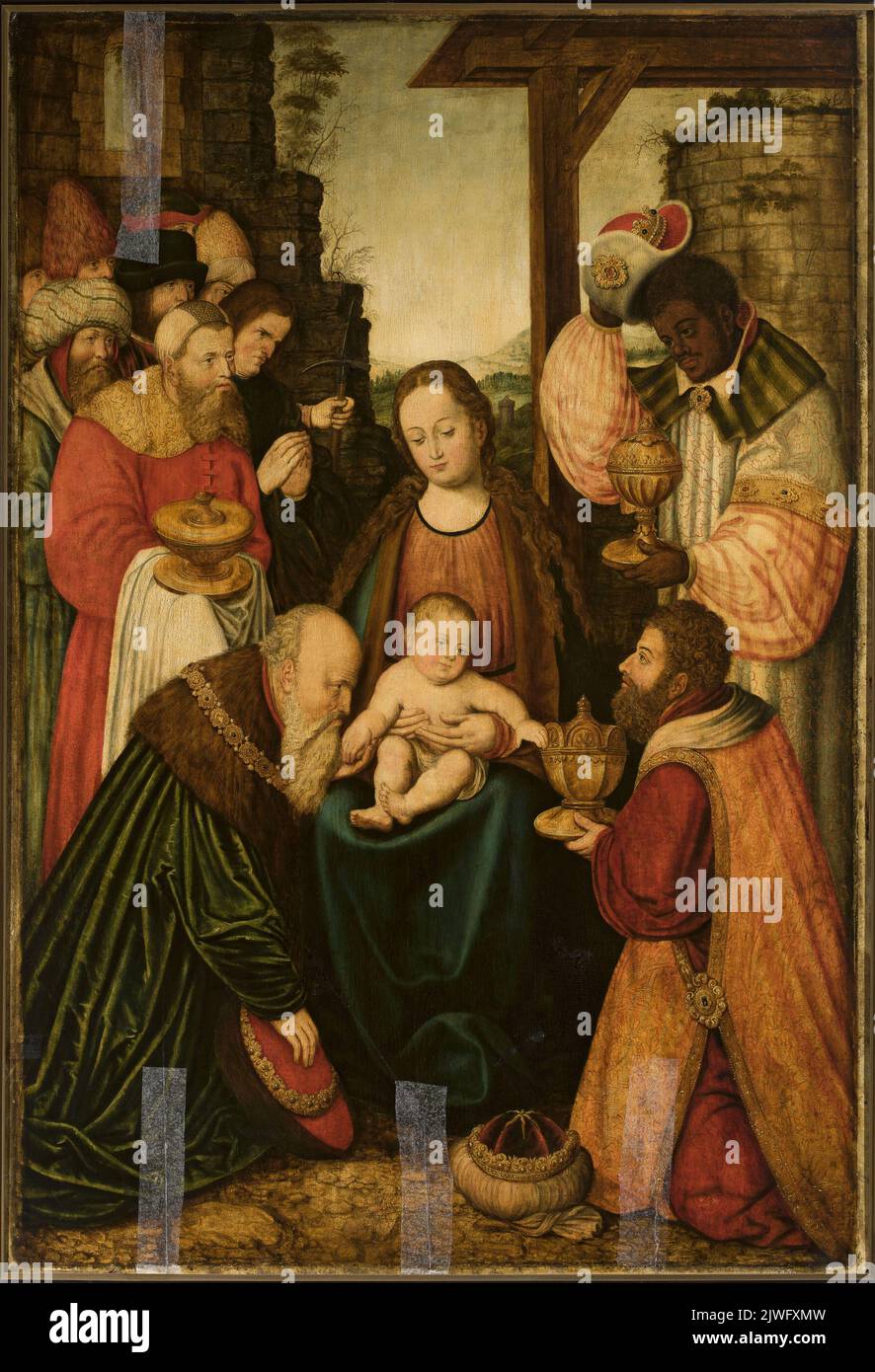 Adoration of the Magi. unknown, painter, Cranach, Lucas (1472-1553 ; st ...