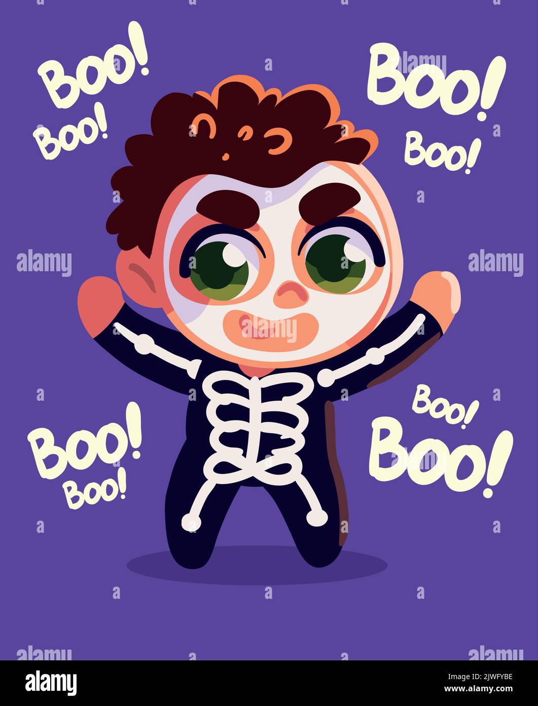 cute skeleton boy Stock Vector Image & Art - Alamy