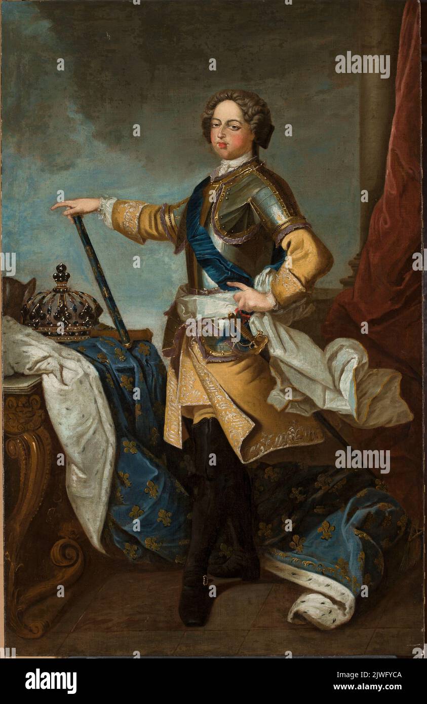 Portrait of Louis XV. unknown, painter, Loo, Jean-Baptiste van (1684 ...