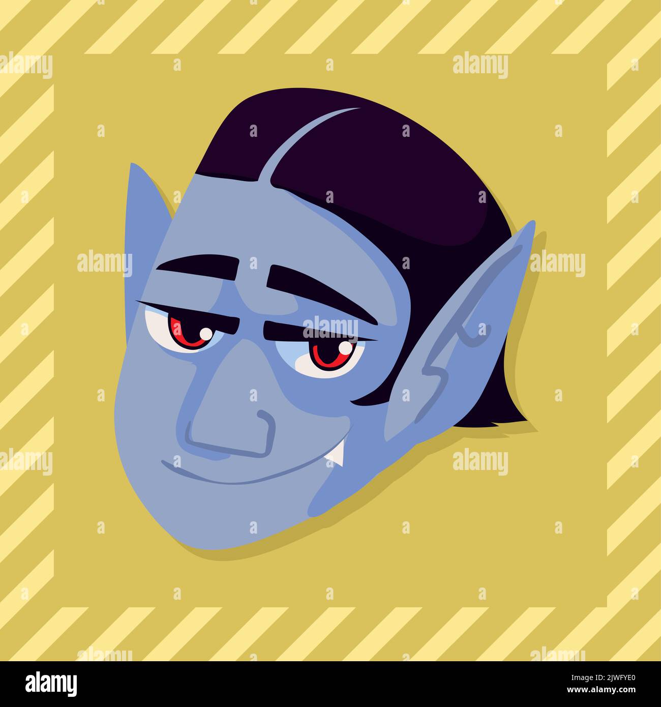 halloween face dracula Stock Vector Image & Art - Alamy