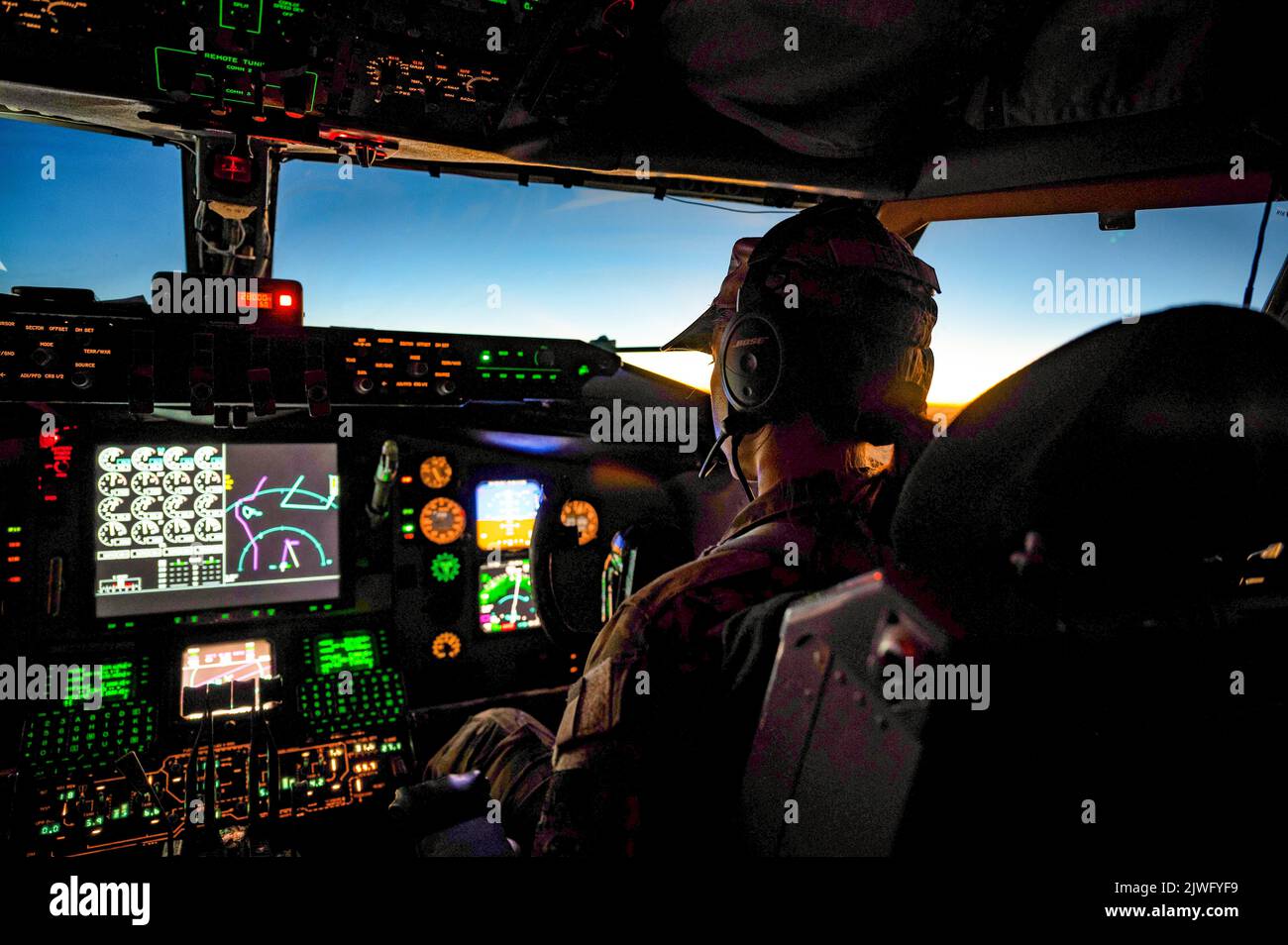 U.S. Air Force 1st Lt. Sydney Lesar, 340th Expeditionary Air Refueling ...