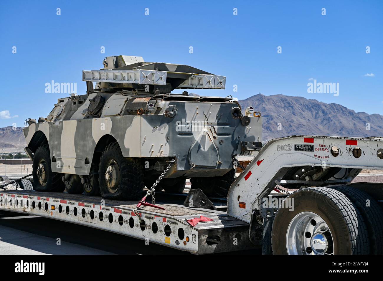 An SA-9 Gaskin displayed at the Threat Training Facility (TTF) is being ...