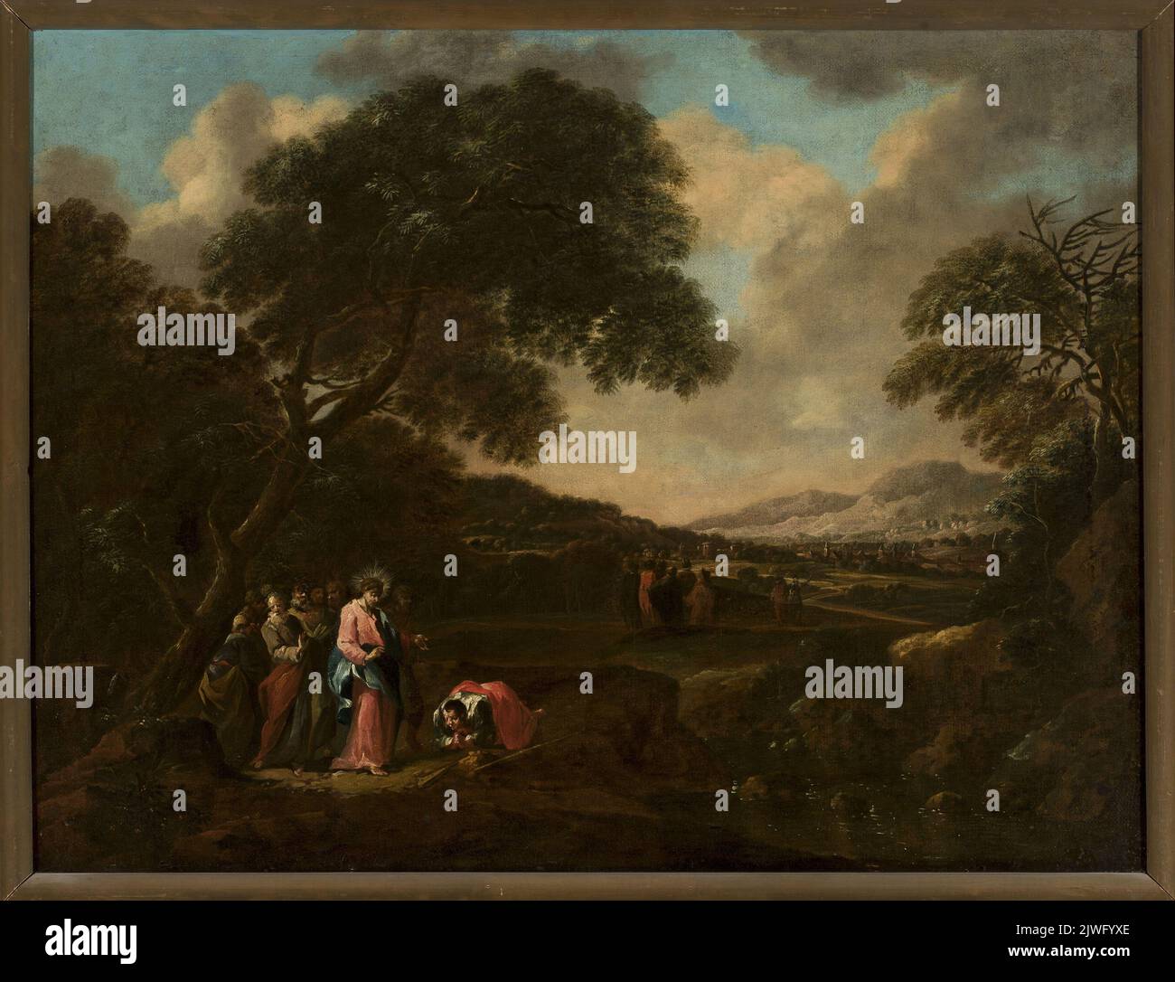 Healing of the leper. unknown, painter Stock Photo - Alamy