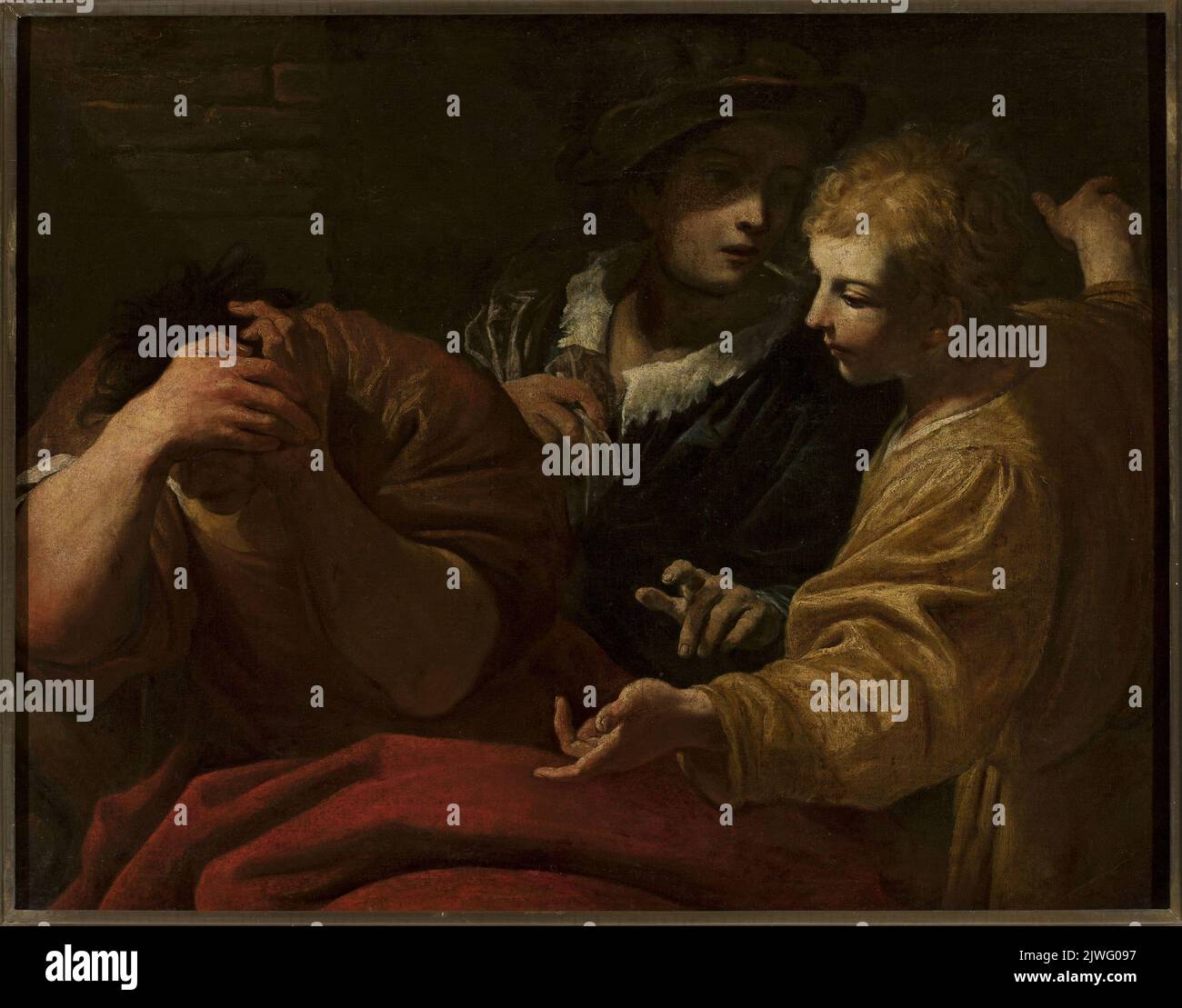 Joseph explaining dreams at the Pharaoh’s court. Burrini, Giovanni ...