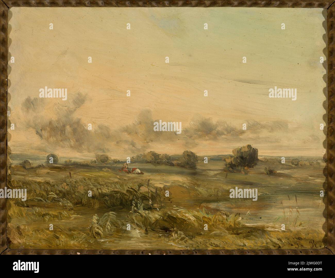 Landscape. Rousseau, Philippe (1816-1887), painter Stock Photo - Alamy