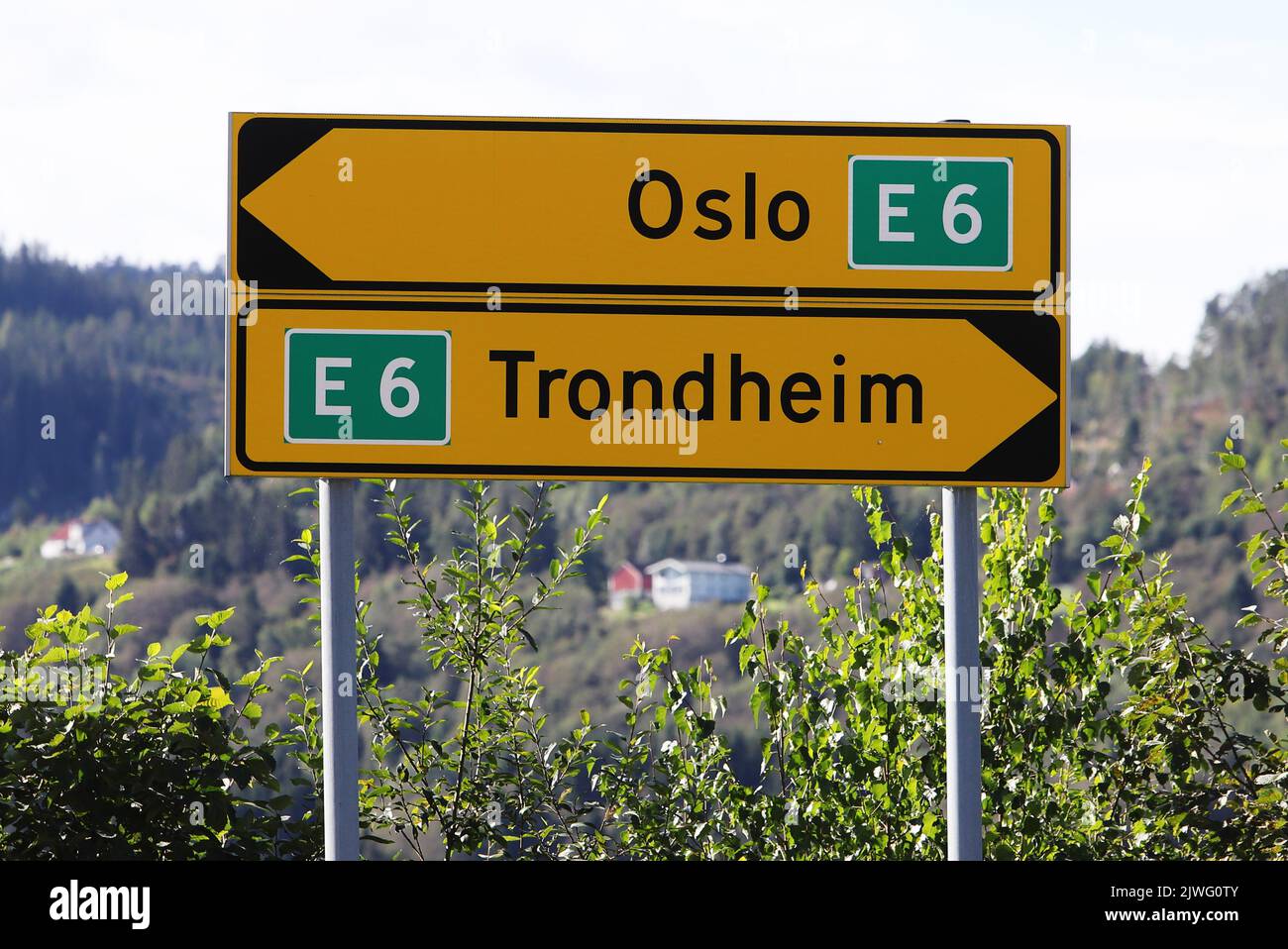 Norwegian information sign hi-res stock photography and images - Alamy