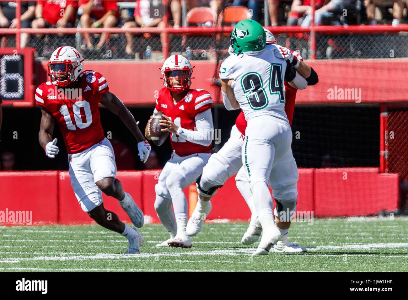 Lincoln, NE. U.S. 03rd Sep, 2022. Nebraska Cornhuskers quarterback ...