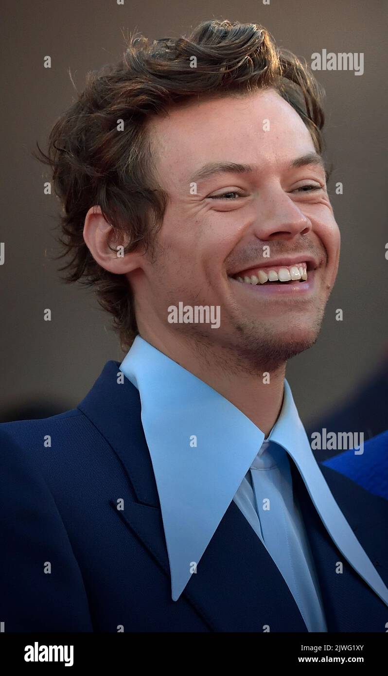 Venice, Italy. 05th Sep, 2022. VENICE, ITALY - SEPTEMBER 05: Harry ...