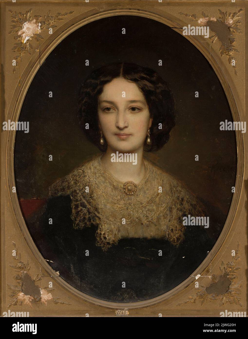 Portrait of Katarzyna Potocka née Branicka. Ricard, Louis-Gustave (1823 ...