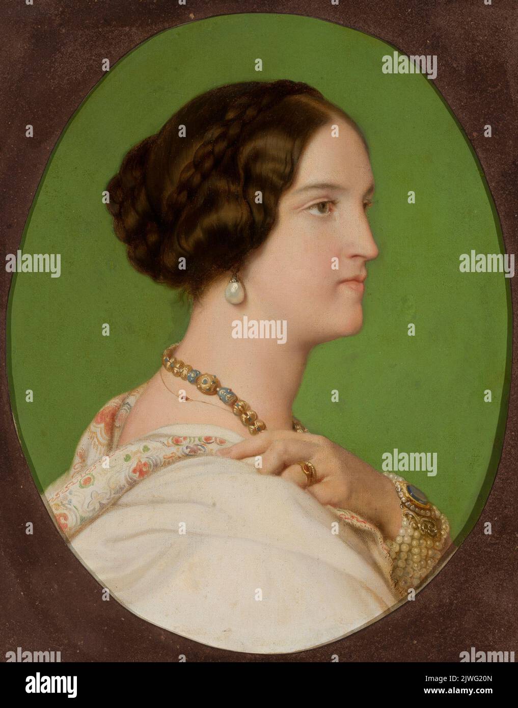 Portrait of Delfina Potocka (1807–1877). Delaroche, Paul (1797-1856 ...