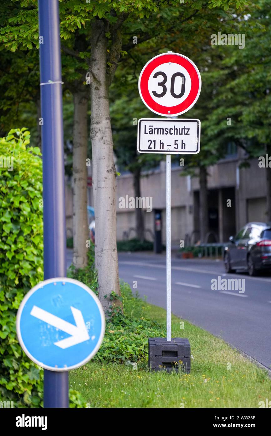 A vertical shot of 30 speed limit sign Stock Photo - Alamy