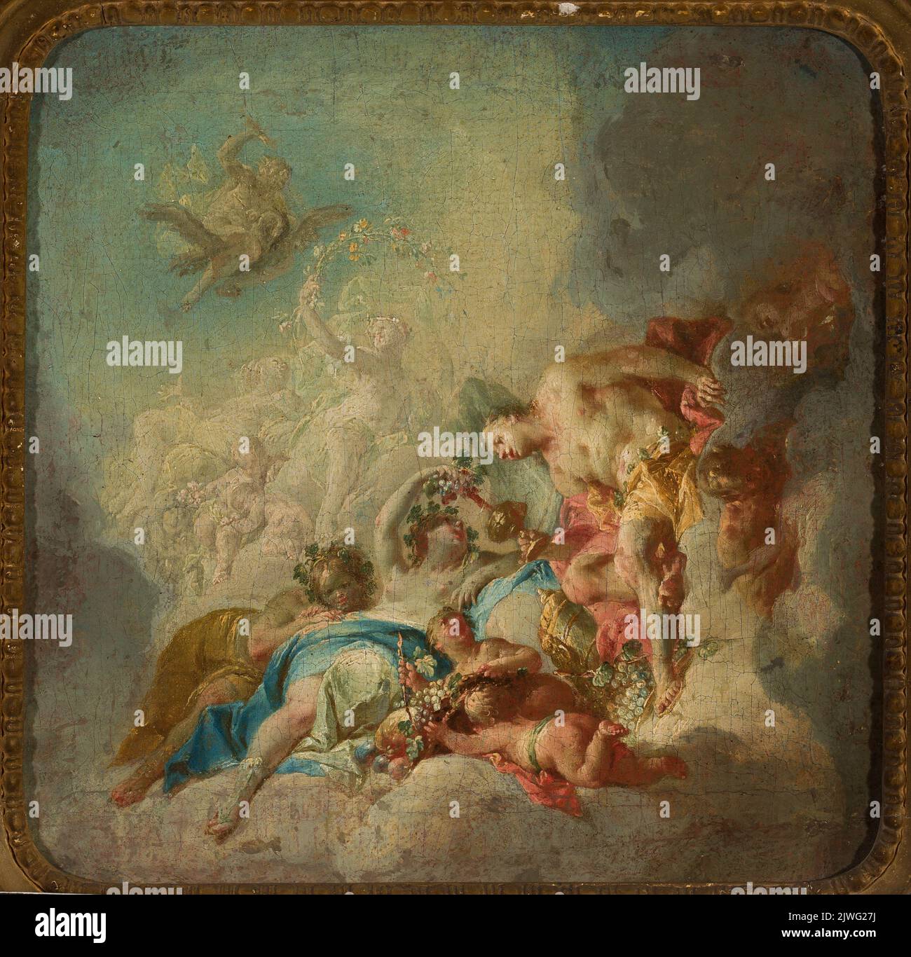 Bacchus and Ceres. Gran, Daniel (1694-1757), painter Stock Photo - Alamy