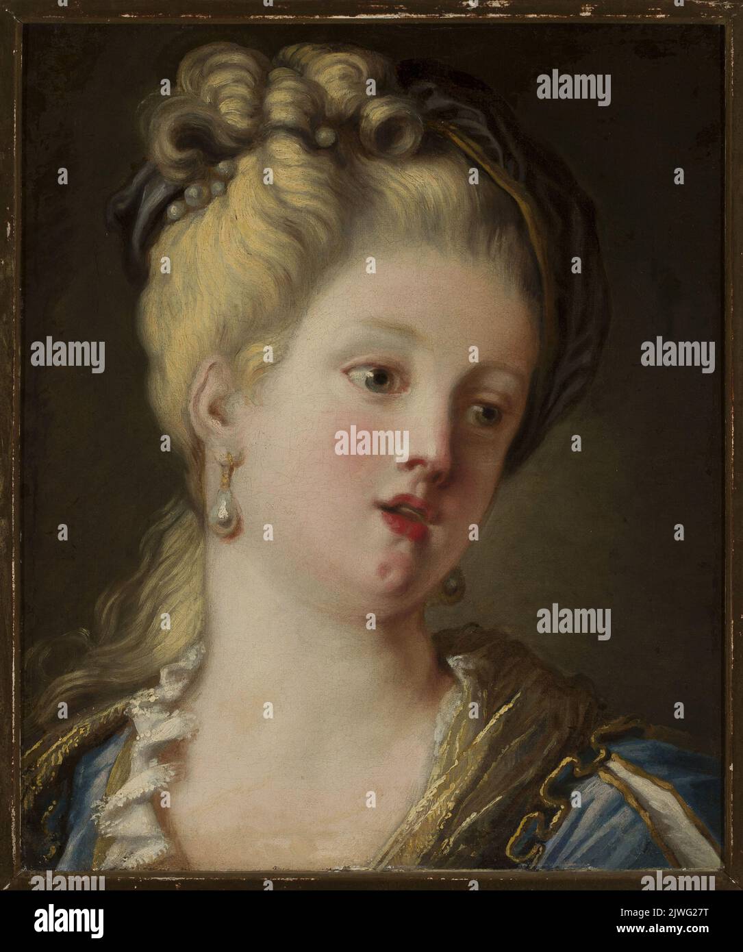 Portrait of Leszczyńska as a young girl. Courtin Jacques-François ...