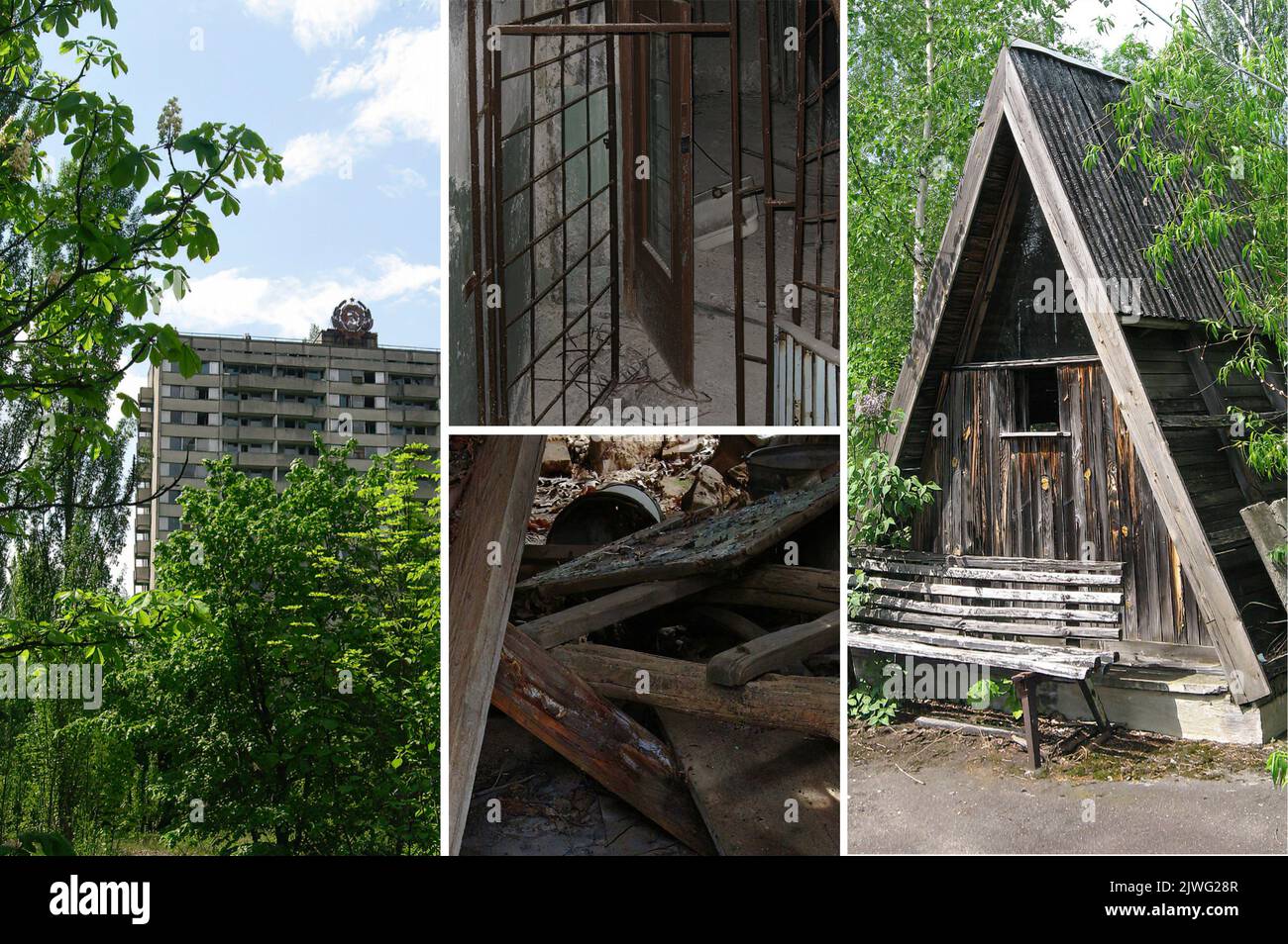The spooky City of Pripyat (Ukrain) famous for the Chernobyl disaster ...