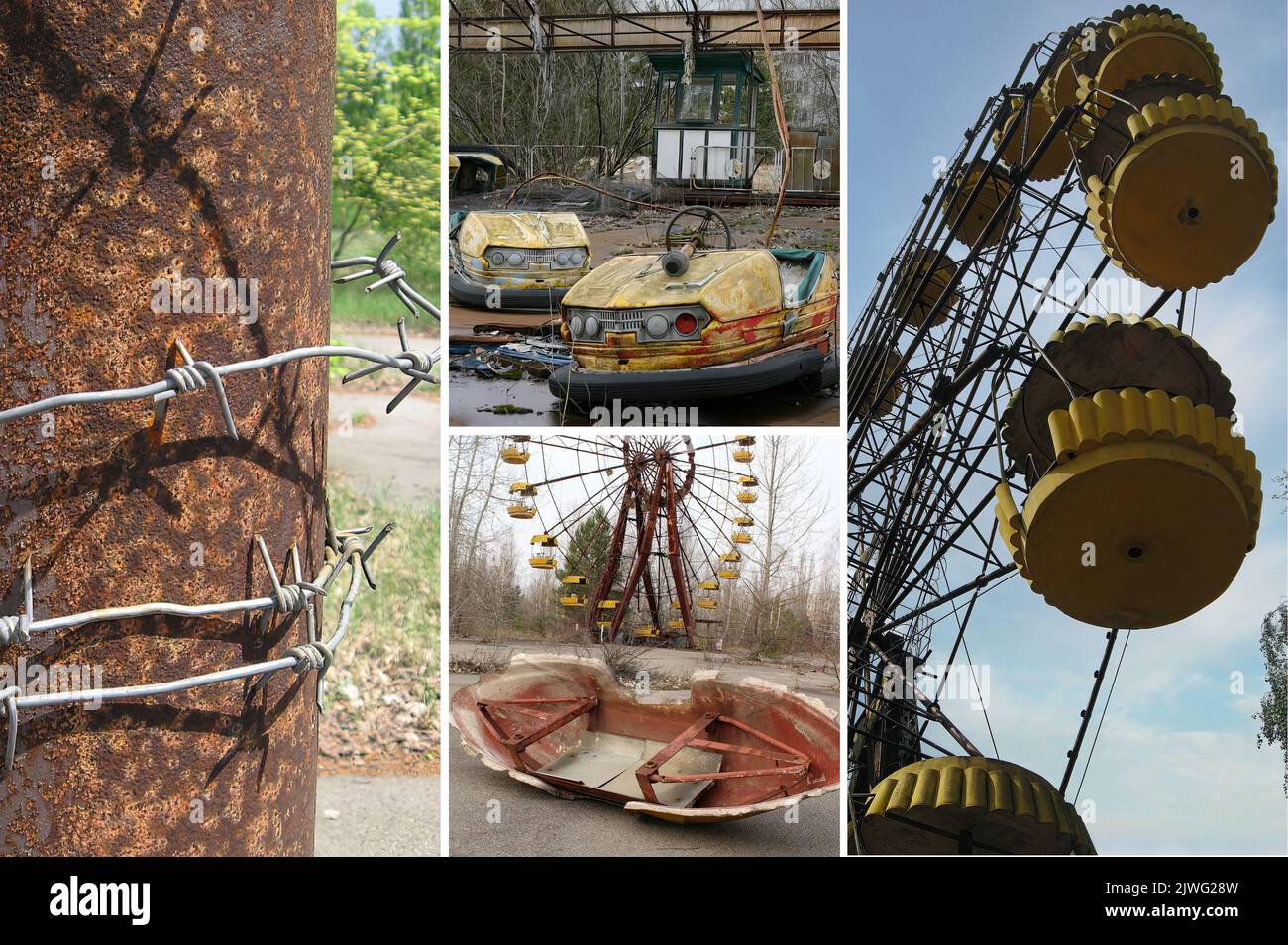 The spooky City of Pripyat (Ukrain) famous for the Chernobyl disaster ...